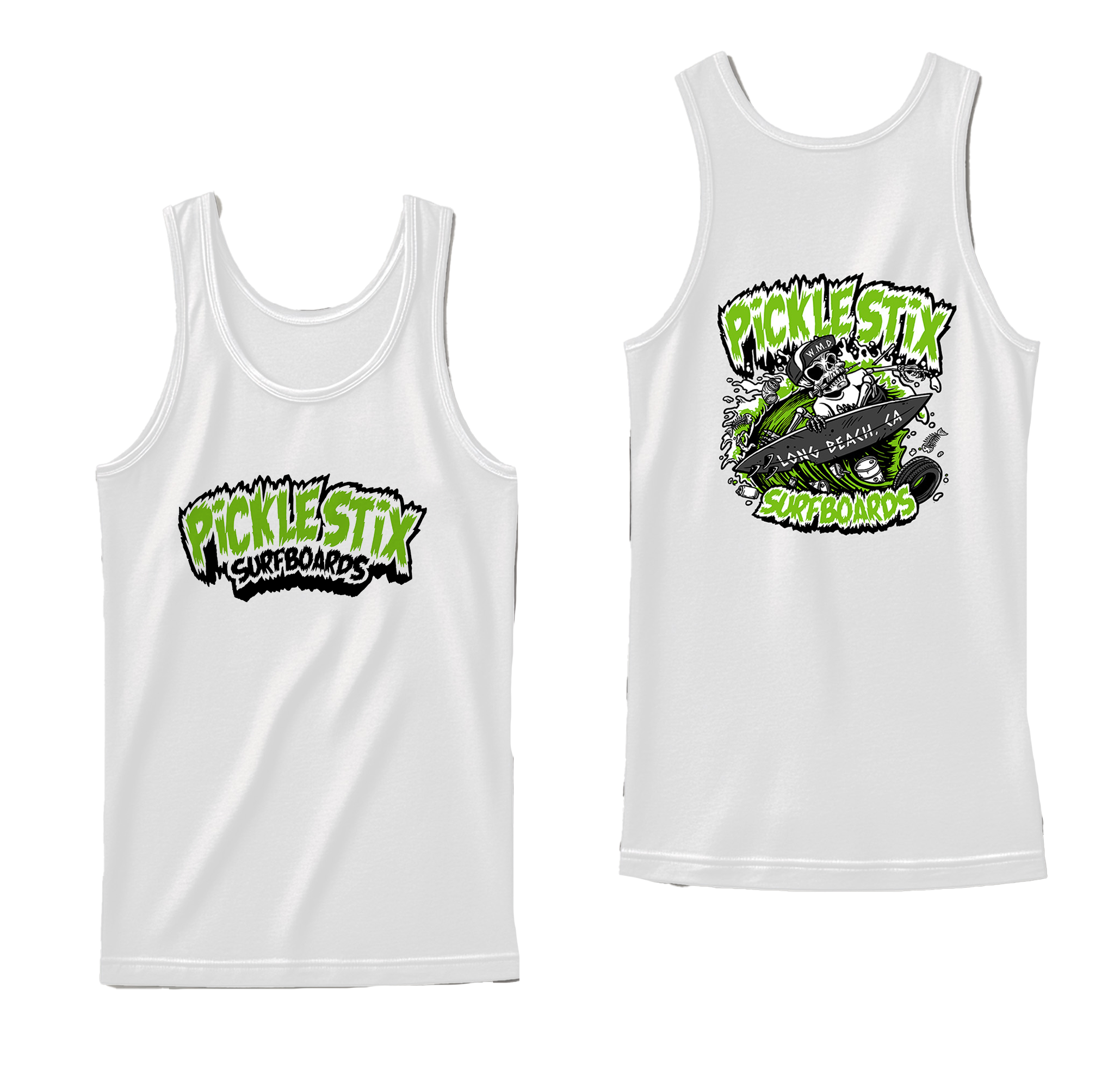 Biohazard White Tank Top